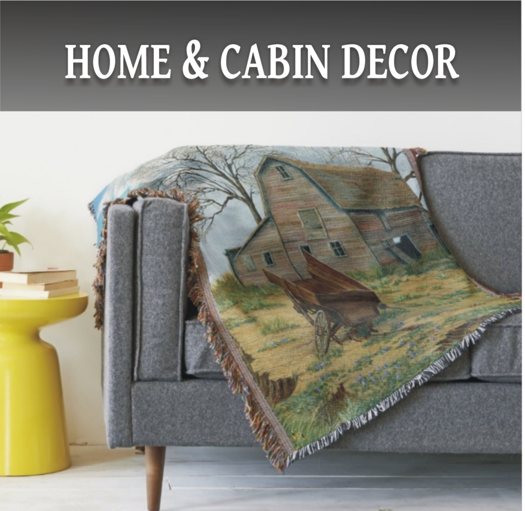 Unique Rustic Cabin Decor | Wildlife art and accessories